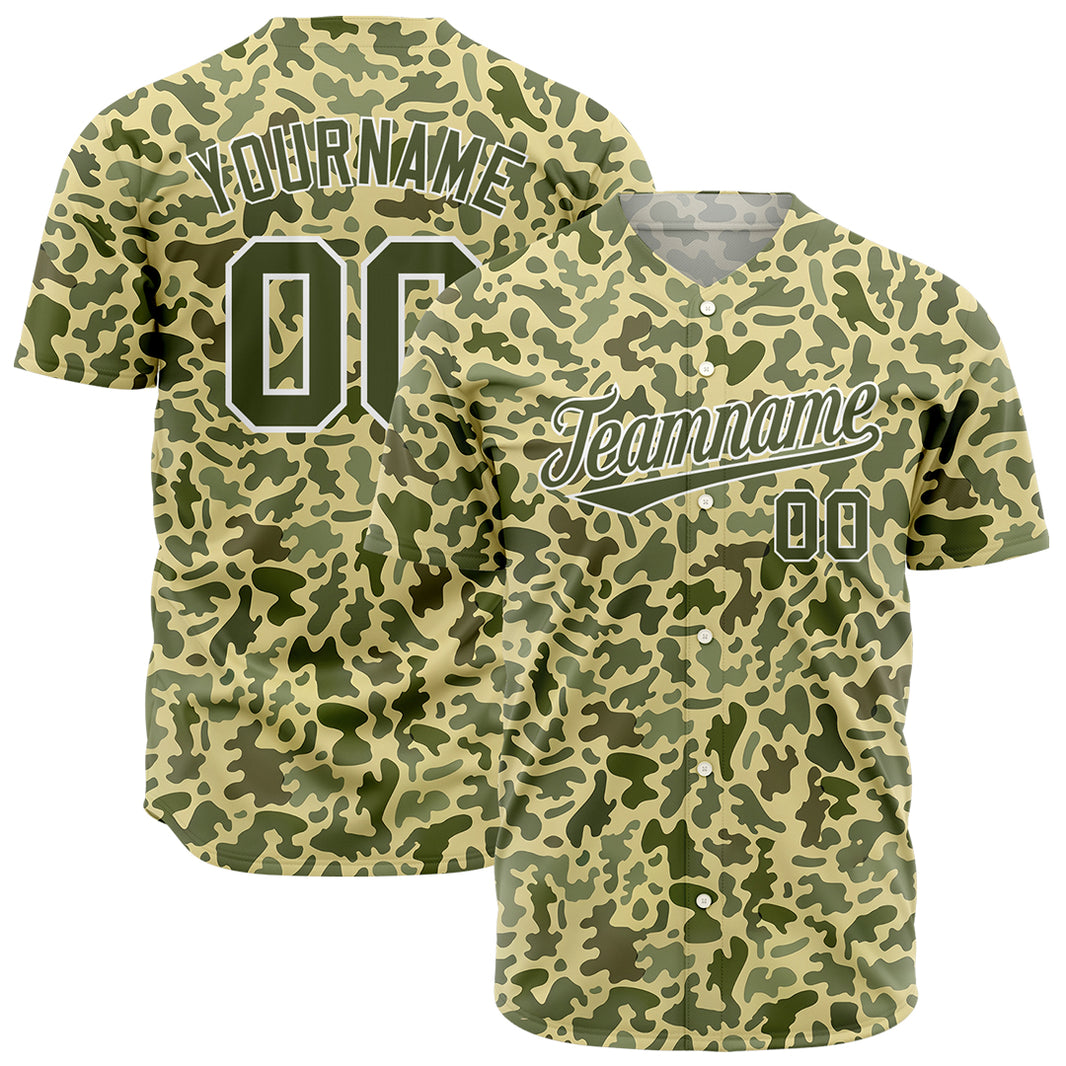 Custom Camo Baseball Jersey | Quality DIY Apparel – JerFit