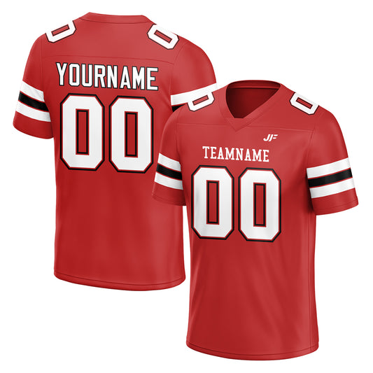 Custom Red Football Jersey | Create Training Clothing – JerFit