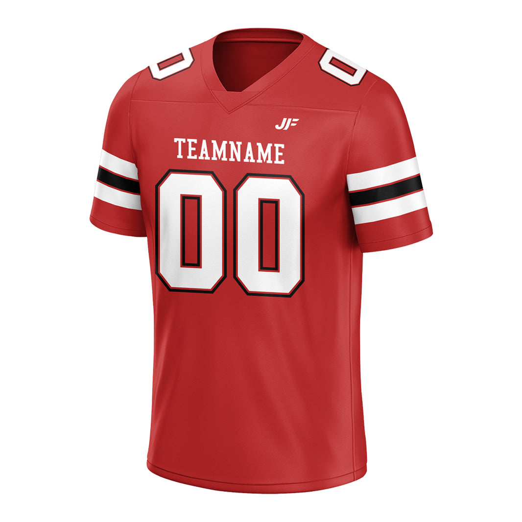 Custom Red Football Jersey | Create Training Clothing – JerFit
